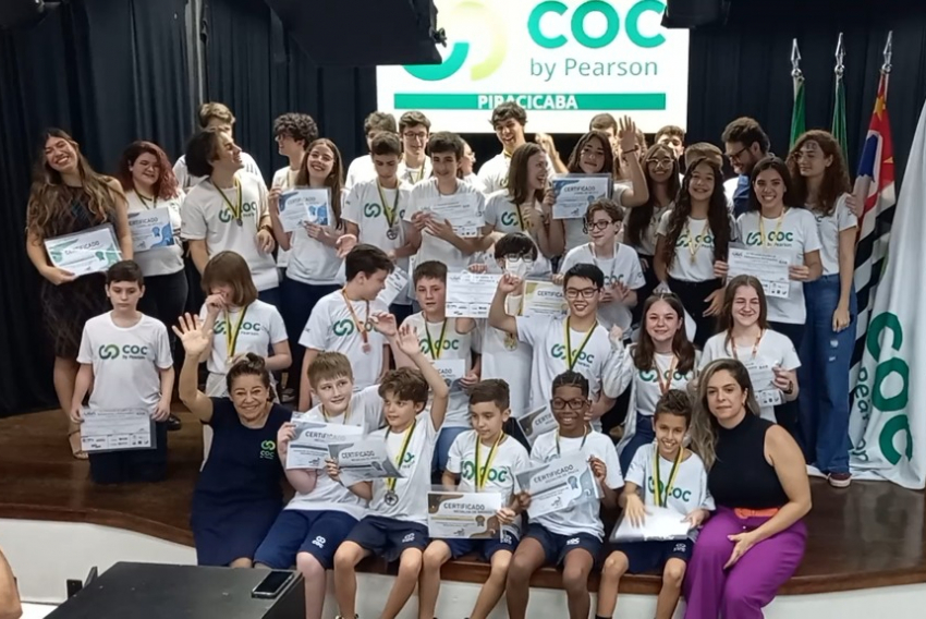 Colégio COC homenageia mais de 50 alunos pela conquista de medalhas na ...