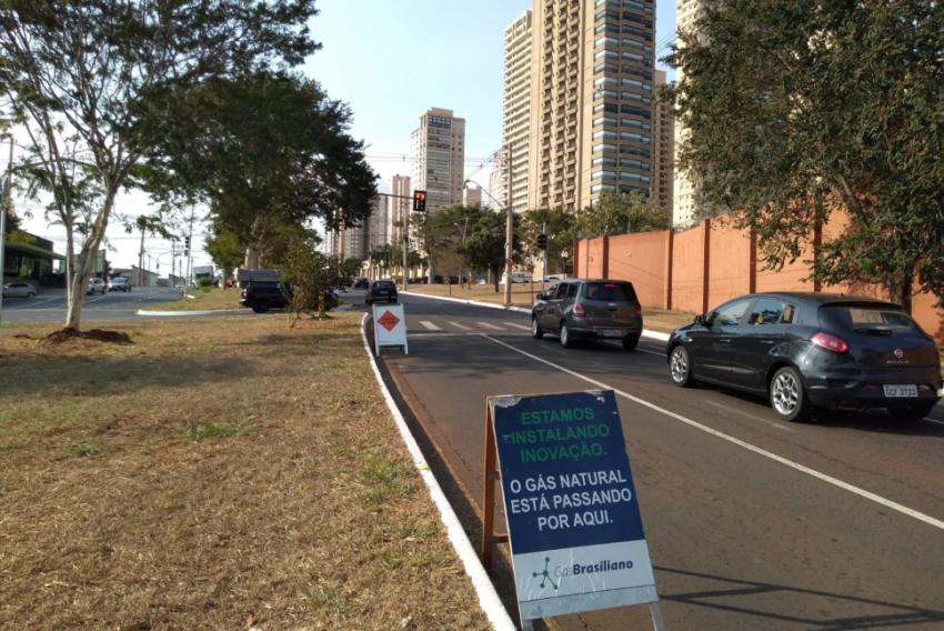 Canalização da rede urbana de gás natural é expandida