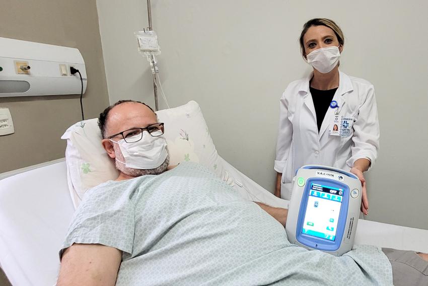 No HSV, paciente recebe alta após tratamento inédito pelo SUS na região