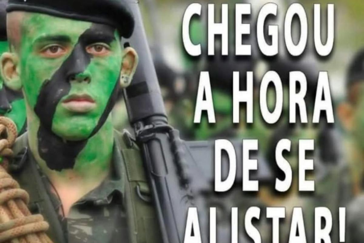 Serviço Militar convoca jovens para alistamento obrigatório